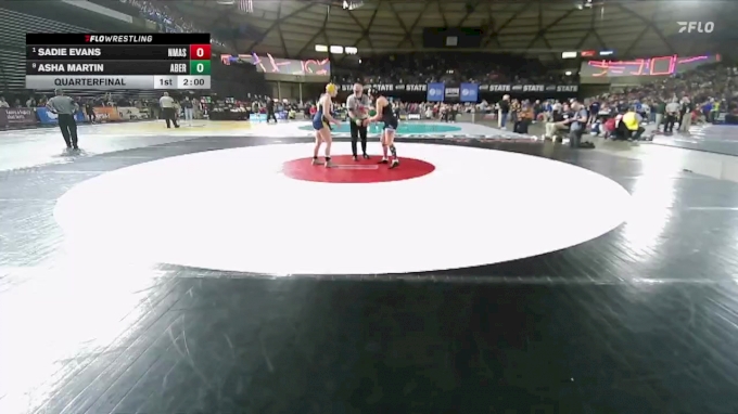 Girls 2A 155 lbs Quarterfinal - Sadie Evans, North Mason (Girls) vs ...