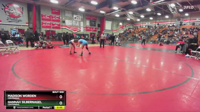 125 lbs Cons. Round 6 - Hannah Silbernagel, Centennial vs Madison ...