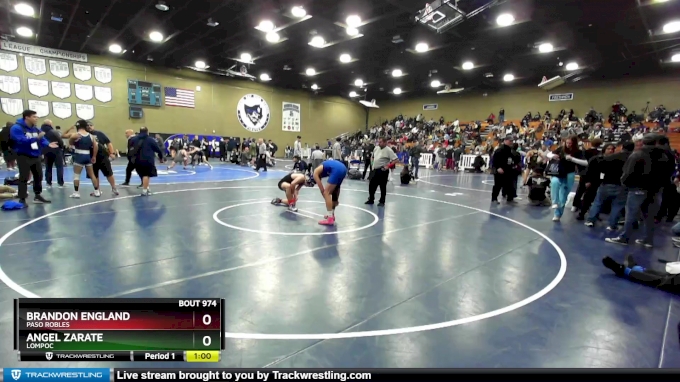 132 lbs Cons. Round 4 - Angel Zarate, Lompoc vs Brandon England, Paso ...