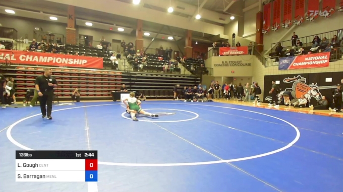 136 lbs Consi Of 8 #1 - Lilly Gough, Central Methodist (Mo.) vs ...