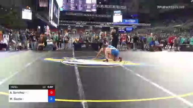 182 lbs Consi Of 64 #1 - Alberto Sanchez, Texas vs Matthew Gazda, Arizona