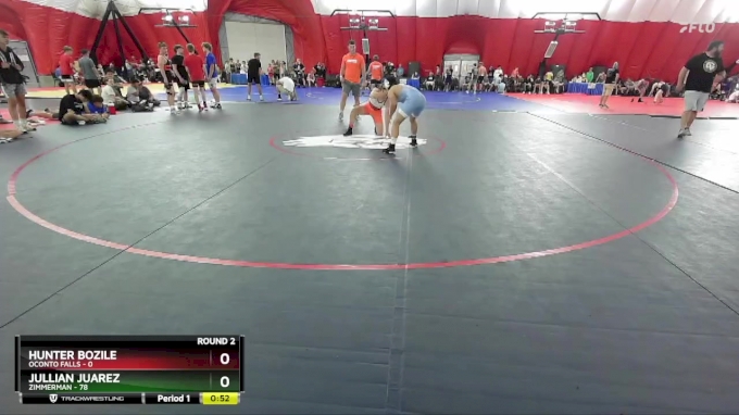 147-148 A Round 2 - Hunter Bozile, Oconto Falls vs Jullian Juarez ...