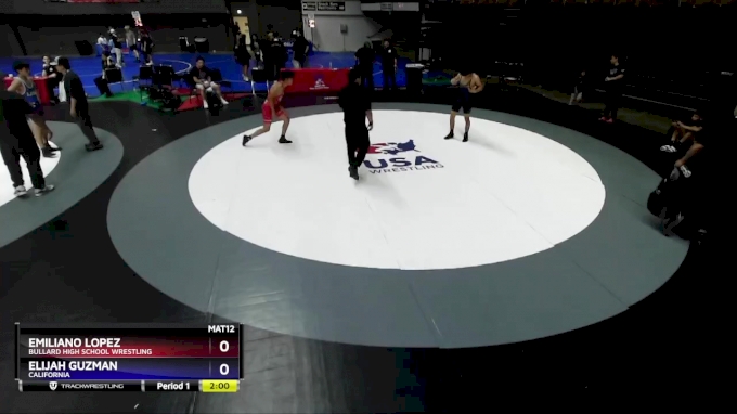 132 lbs 7th Place Match - Emiliano Lopez, Bullard High School Wrestling ...