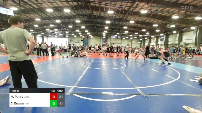 180 lbs Rr Rnd 3 - Maximus Purdy, Team Gotcha Blue vs Garrett Deuser ...