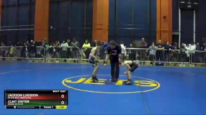 75 lbs Round 2 - Clint Dwyer, Brawler Elite vs Jackson Logsdon, Black ...