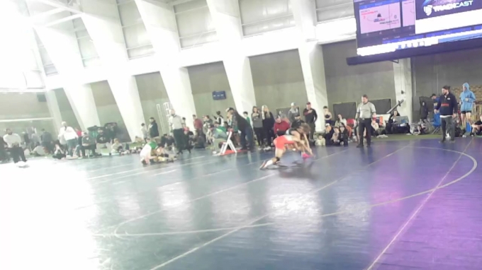 119 lbs Round 2 (4 Team) - Monte Johnson, South Central Utah vs Bryson ...