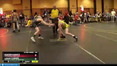 120 lbs Cons. Semi - Hunter Karnitz, Stewartville Wrestling vs Logan ...