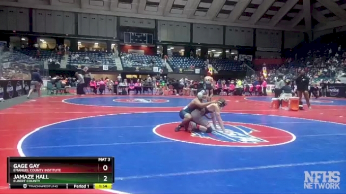 1A-165 lbs Champ. Round 1 - Gage Gay, Emanuel County Institute vs ...