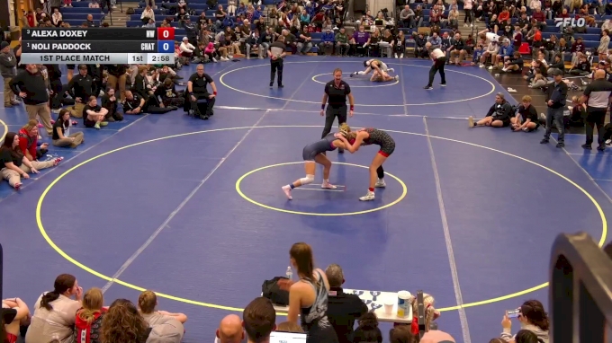 138 lbs 1st Place Match - Noli Paddock, Chautauqua Lake vs Alexa Doxey ...