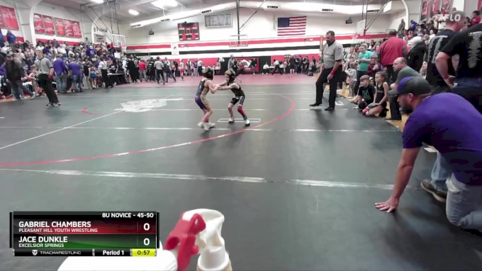 45-50 lbs Round 1 - Gabriel Chambers, Pleasant Hill Youth Wrestling vs ...