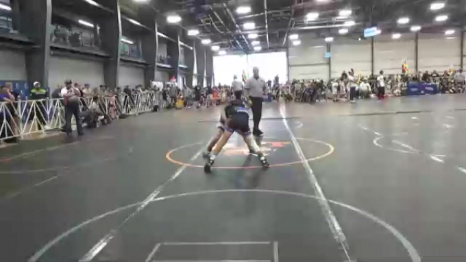 80 lbs Round 2 (6 Team) - Fred Bachmann, Team USA vs Sammy Sanchez ...