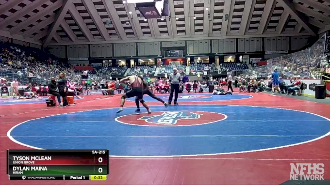 5A-215 lbs Cons. Round 2 - Dylan Maina, Hiram vs Tyson McLean, Union Grove