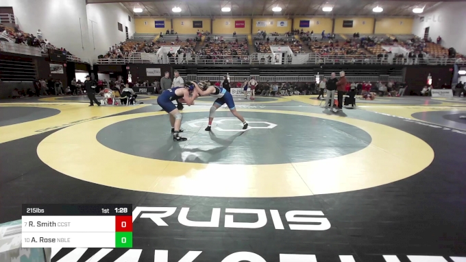 215 lbs Round Of 16 - Ryder Smith, Chattanooga Christian School vs ...