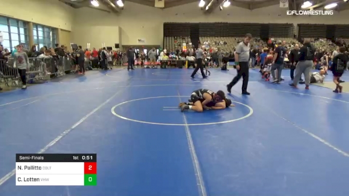 82 lbs Semifinal - Nicky Pallitto, Colon Trained vs Christopher Lotten, VHW