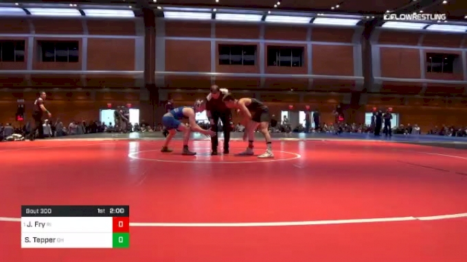 106 lbs Quarterfinal - Joziah Fry, RI vs Stephen Tepper, OH