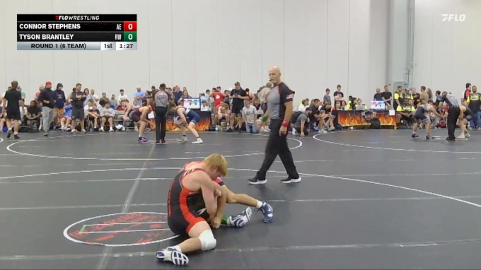 165 lbs Round 1 (6 Team) - Tyson Brantley, Refinery Wrestling vs Connor ...