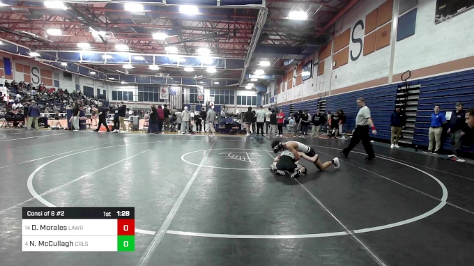 132 lbs Consi Of 8 #2 - Denzel Morales, Lawrence vs Nathaniel McCullagh ...