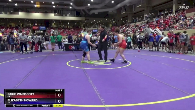 190 lbs Round 2 - Paige Wainscott, OK vs Elizabeth Howard, TN