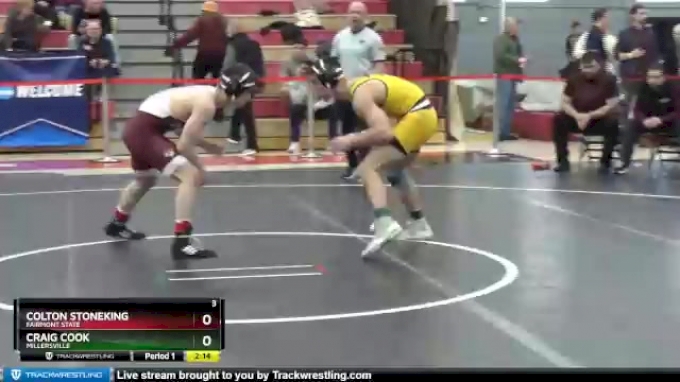 149 lbs Cons. Semi - Colton Stoneking, Fairmont State vs Craig Cook ...