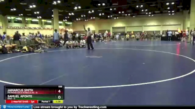 106 lbs Round 7 (8 Team) - Samuel Aponte, RAW vs Jamarcus Smith ...