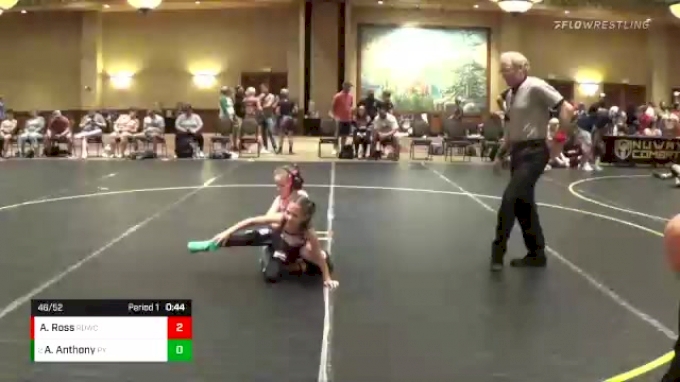 46/52 Round 2 - Adalynn Anthony, Junior Panther Wrestling Club vs ...
