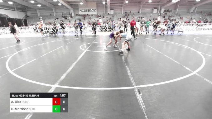 113 lbs Quarterfinal - Alex Diaz, Iron Horse Wrestling Club vs Dominick ...