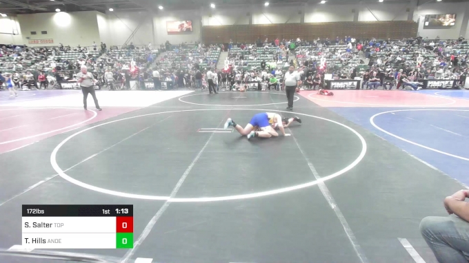 172 lbs Quarterfinal - Shane Salter, Top Fuelers WC vs Titan Hills ...