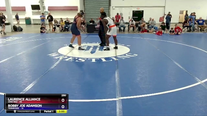250 lbs Quarterfinals (8 Team) - Laurence Alliance, Ohio Red vs Bobby ...