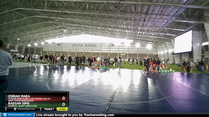 66-69 lbs Round 1 - Zoriah Maea, LV Bear Wrestling Club (Spring Valley ...