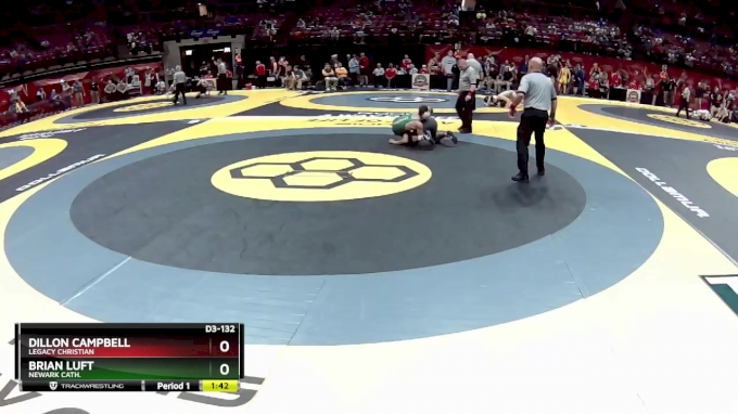 D3-132 lbs Champ. Round 1 - Dillon Campbell, Legacy Christian vs Brian ...