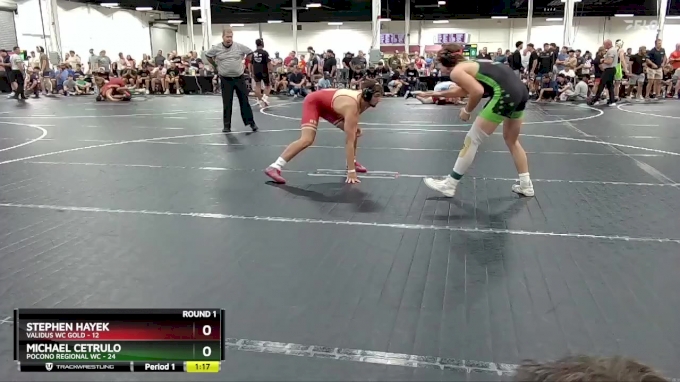 157 lbs Round 1 (8 Team) - Michael Cetrulo, Pocono Regional WC vs ...