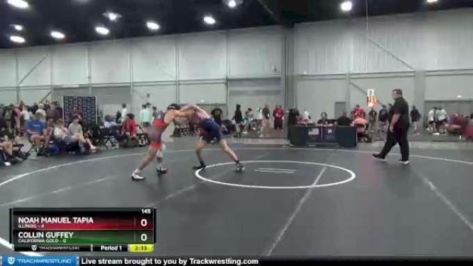 145 lbs Placement Matches (8 Team) - Noah Manuel Tapia, Illinois vs ...