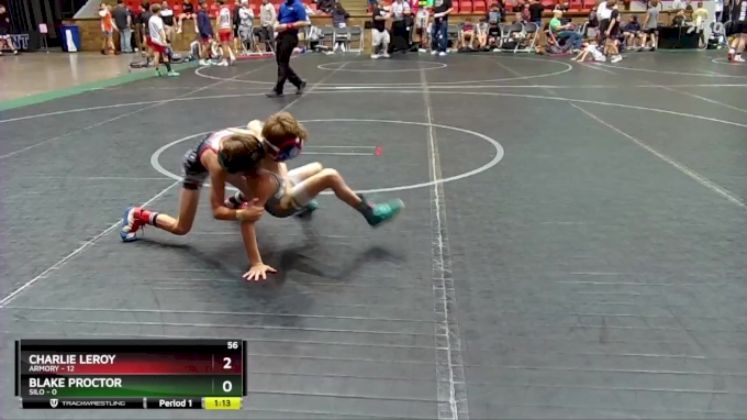 56 lbs Semis (4 Team) - Charlie Leroy, Armory vs Blake Proctor, Silo