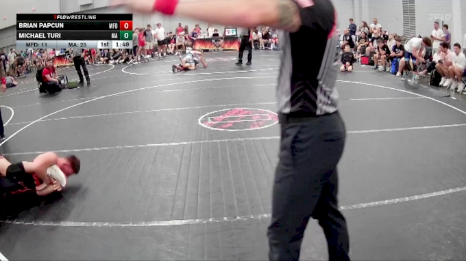 150 lbs Round 5 (6 Team) - Michael Turi, Mat Assassins vs Brian Papcun ...