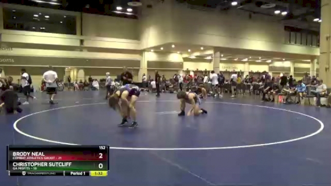 152 lbs Semis & Wb (16 Team) - Brody Neal, Combat Athletics Groot vs ...