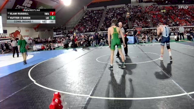 5A 126 lbs Cons. Round 1 - Kutter O`Brien, Lakeland vs Elam Russell ...