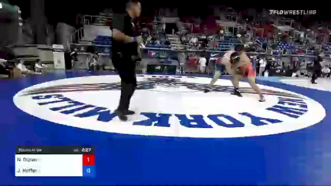 220 lbs Round Of 64 - Noah Duran, California vs Justin Hoffer, Illinois
