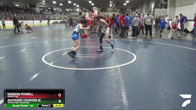 80 lbs Cons. Round 2 - Easton Hinds, Portland WC vs Christian LeConte ...