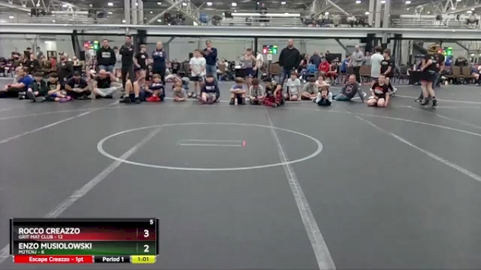 68 lbs Semis (4 Team) - Rocco Creazzo, Grit Mat Club vs Enzo ...