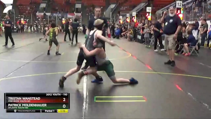 110 lbs Champ. Round 1 - Patrick Moldenhauer, Atlanta Youth WC vs ...