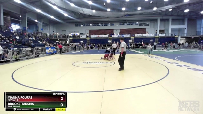 120 lbs Semifinal - Brooke Tarshis, Pine Bush-9 vs Yianna Foufas, Mepham-8
