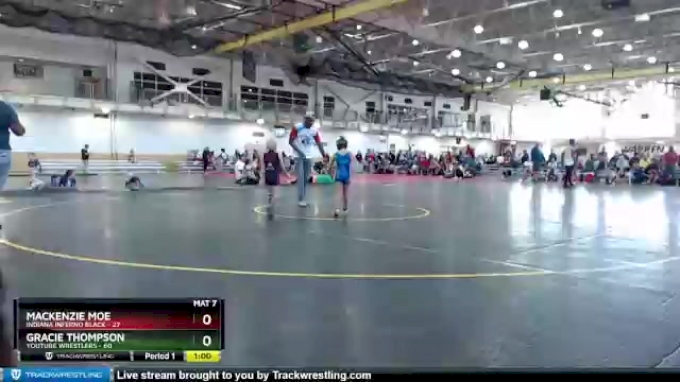 58 lbs Round 2 (4 Team) - Gracie Thompson, Youtube Wrestlers vs ...