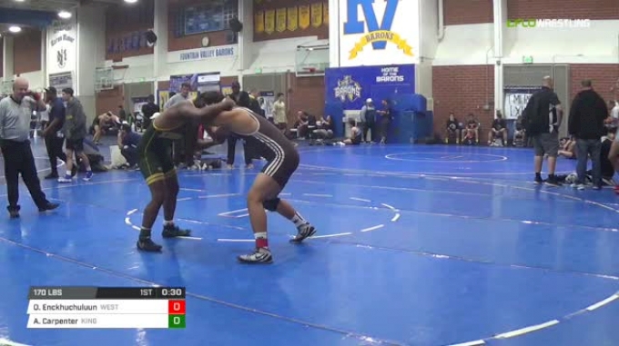 170 lbs Consi of 32 #2 - Onon Enckhuchuluun, West Torrance vs Alfred ...
