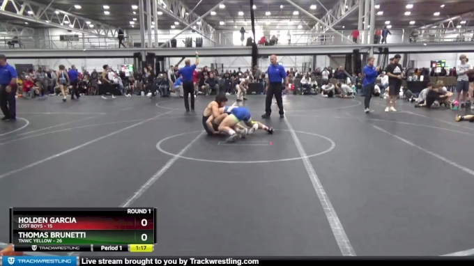 170 lbs Round 1 (4 Team) - Thomas Brunetti, TNWC Yellow vs Holden ...