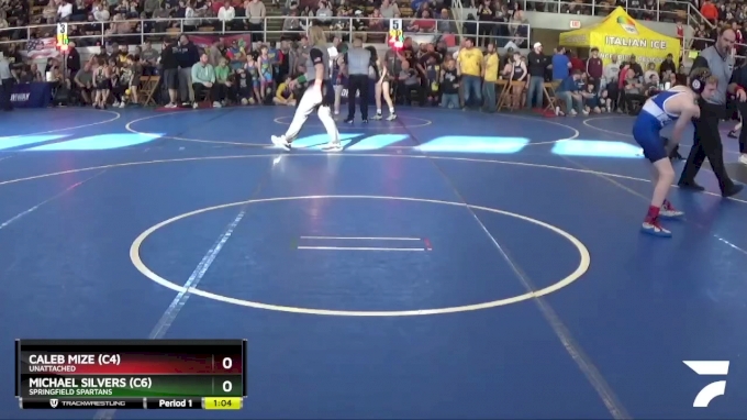 110 lbs Champ. Round 1 - Michael Silvers (c6), Springfield Spartans vs ...