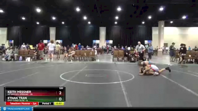 120 lbs Round 1 (6 Team) - Keith Messner, U2 Upstate Uprising vs Ethan ...