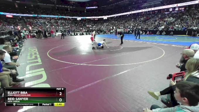 D3-138 lbs Semifinal - Elliott Biba, Iowa-Grant/Highland vs Reid Sawyer ...