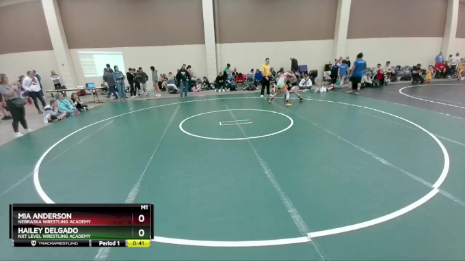 97 lbs Semifinal - Hailey Delgado, NXT Level Wrestling Academy vs Mia ...