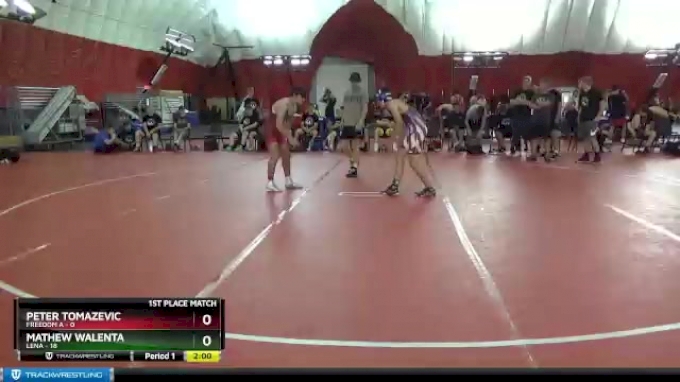 126 lbs Finals (2 Team) - Peter Tomazevic, Freedom A vs Mathew Walenta ...