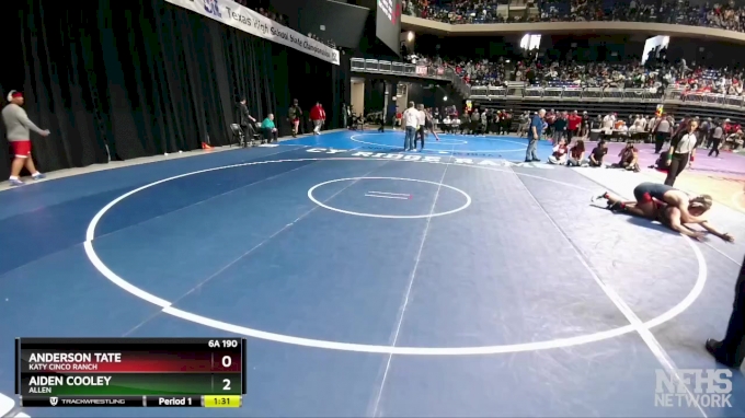 6A 190 lbs Champ. Round 1 - Anderson Tate, Katy Cinco Ranch vs Aiden ...